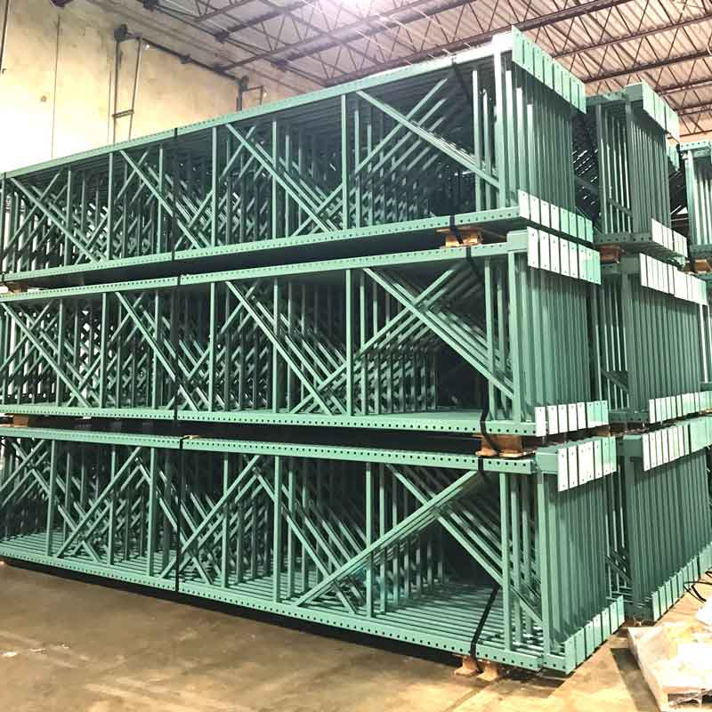 96" x 4" Interlake Mecalux Beam | 5,610 lbs. Capacity - Shelving Specialist