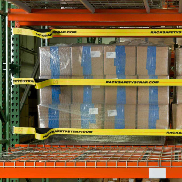 Pallet Rack Safety Straps | Easy Install | Shop Online - Shelving ...
